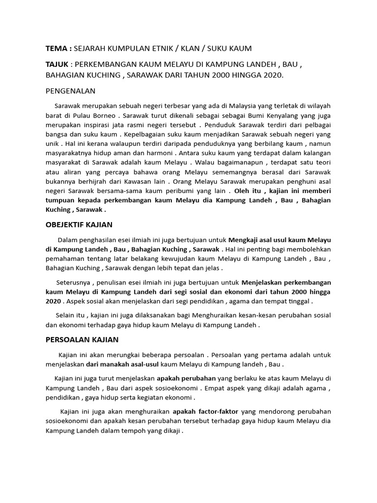 Kerja Khusus Sej | PDF