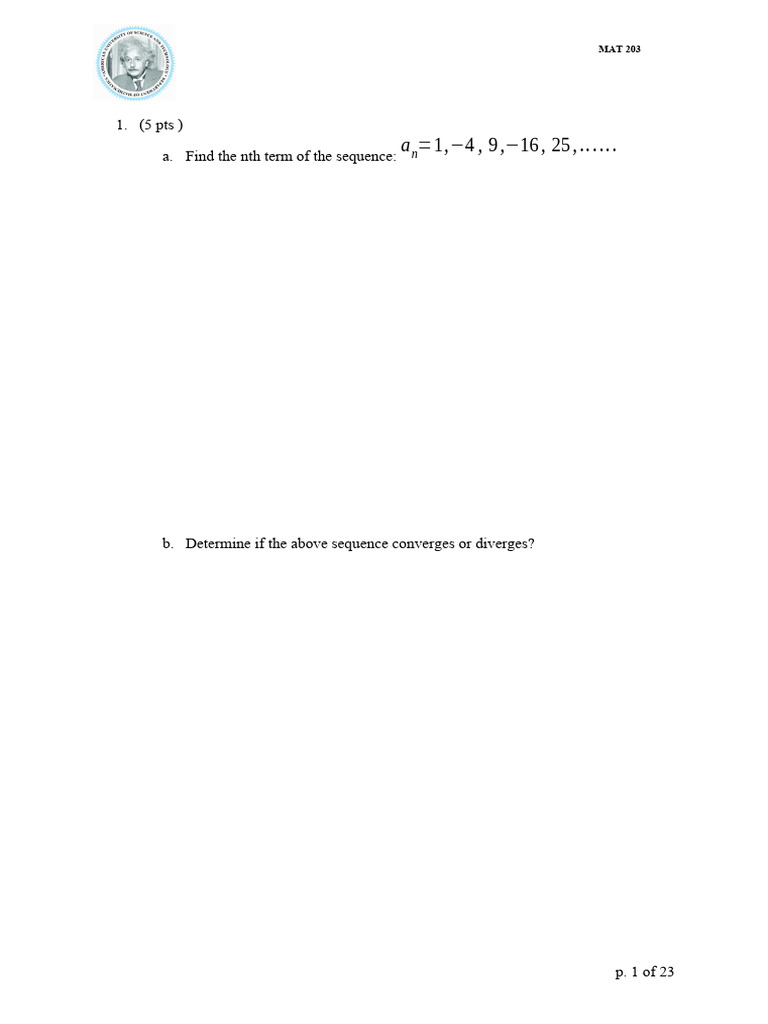 Bonus Exercises | PDF | Limit (Mathematics) | Real Analysis