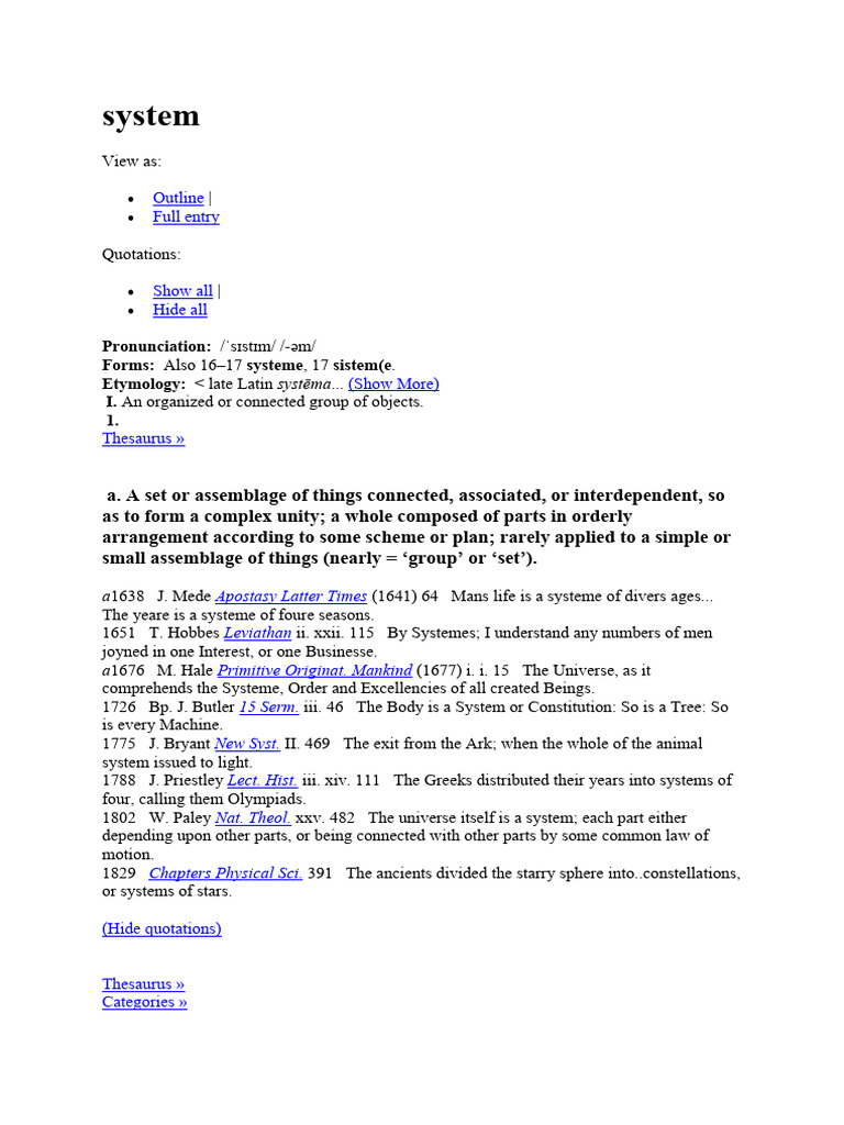 Definitions of Systems David Hoyle | PDF