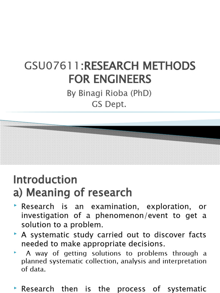 Research Methods for Engineers Explained | PDF | Sampling (Statistics ...