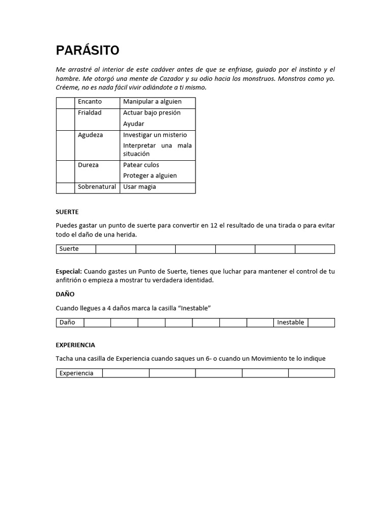 Parásito - Parasite | PDF