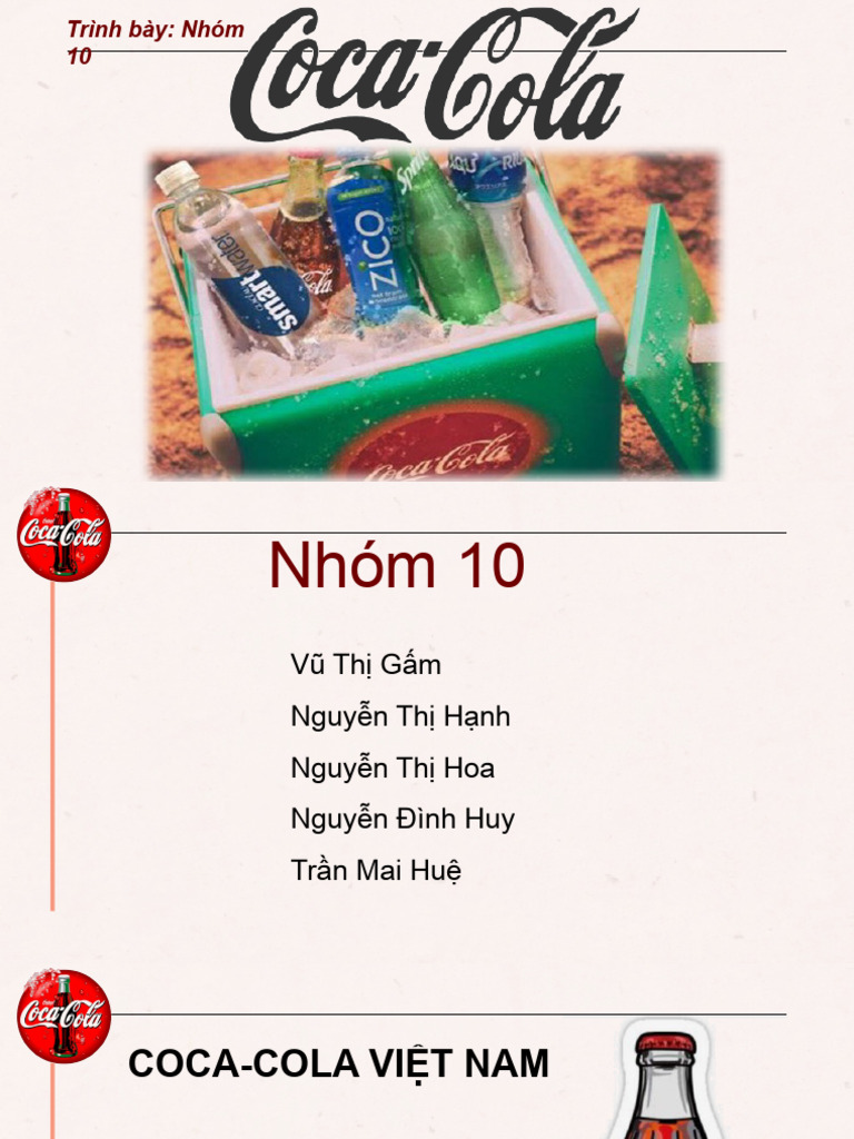 Coca-Cola Việt Nam - Nhóm 10 - Sao chép | PDF