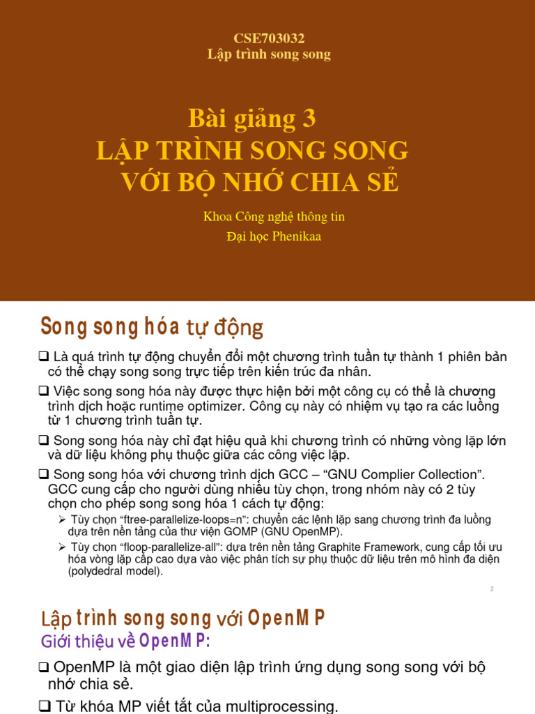Lec03 Openmp | PDF Lec03 Openmp | PDF