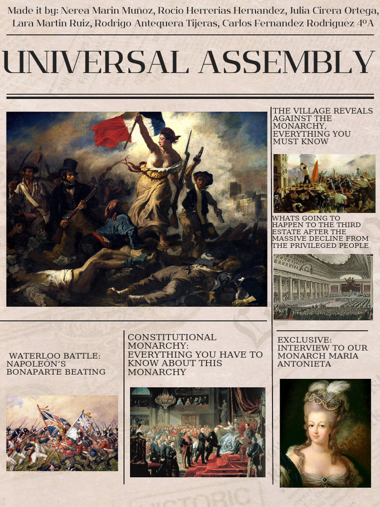 Periódico en Inglés 4ºA | PDF | French Revolution | Napoleon