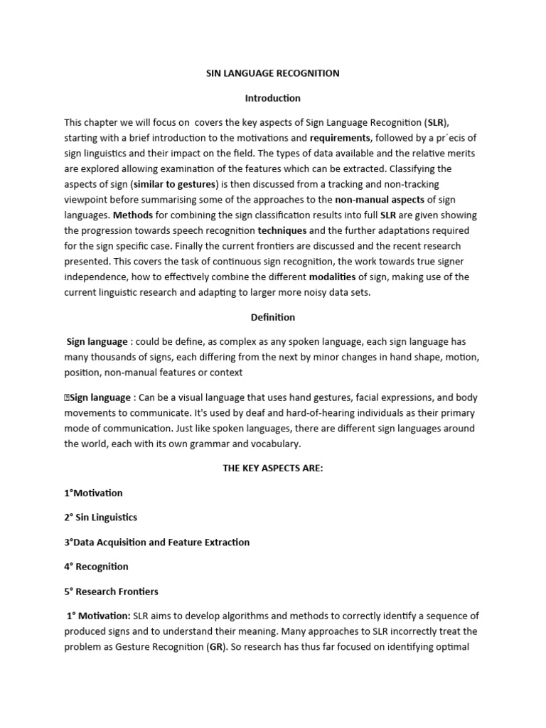 SIN IN LANGUAGE - MuP | PDF | Sign Language | Verb