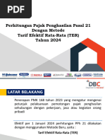 Tabel Tarif Dan TER PPH Pasal 21 Tahun 2024 1 | PDF