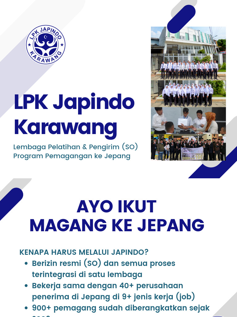 0hOcr5SMuPC1nrnPGAtg Brosur PDF LPK Japindo Karawang 2023 | PDF