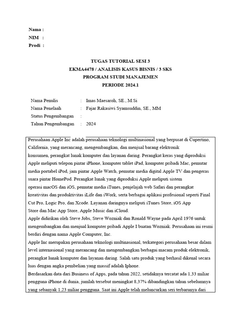 Strategi Segmentasi Apple iPhone | PDF | Seni | Komputer