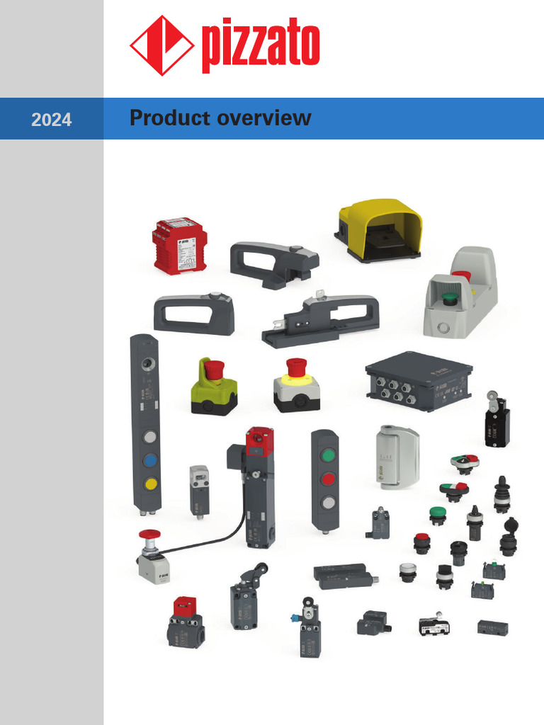 Product Overview 2024 - Pizzato Elettrica | PDF | Switch | Iso 9000