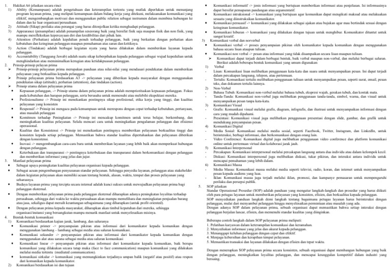Prinsip dan Manfaat Pelayanan Prima | PDF | Karier & Perkembangan | Bisnis