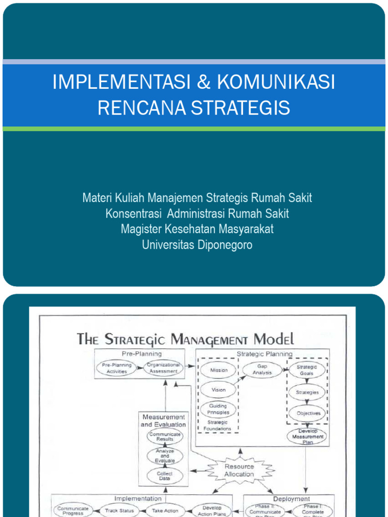 2020 Implementasi & Komunikasi Renstra | PDF