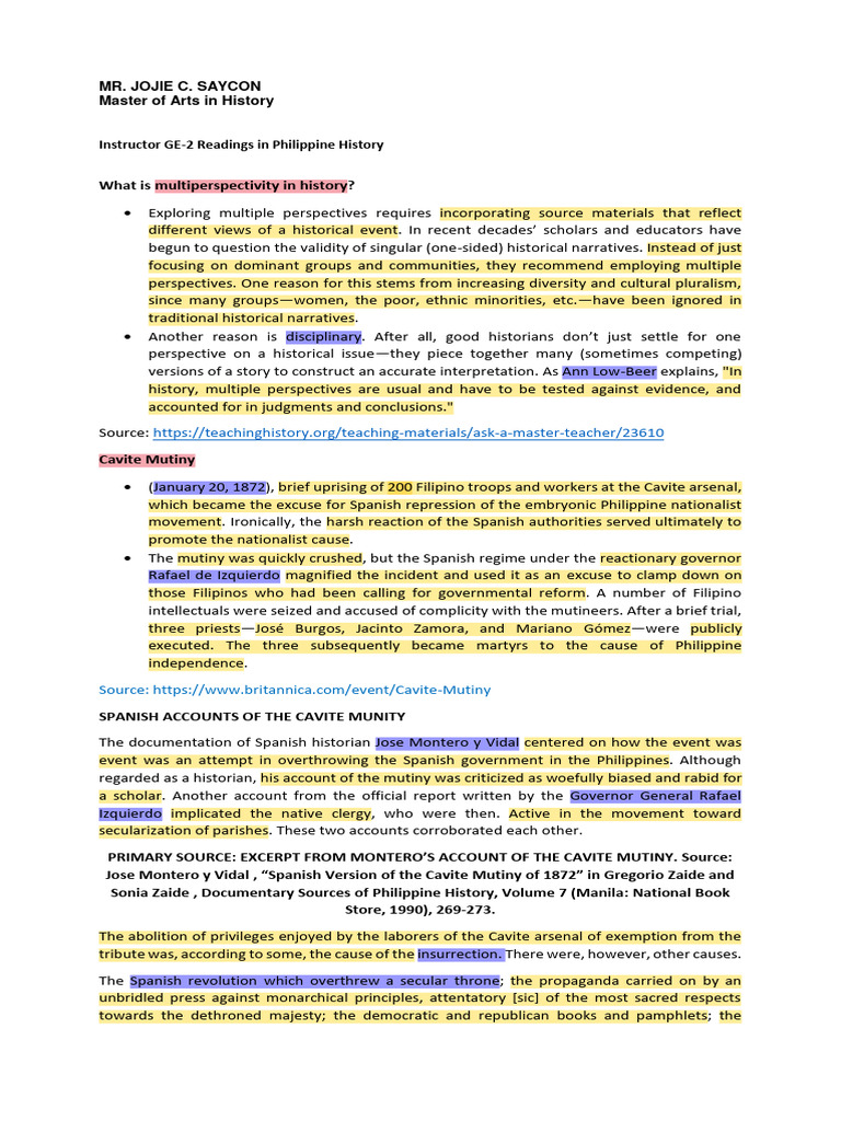 Cavity Mutiny | PDF | Social Science | History