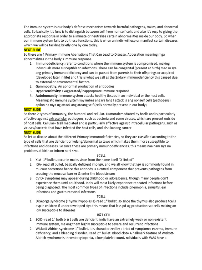 Script Rep | PDF | Autoimmune Disease | Immune System