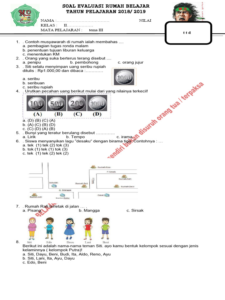 TEMA 3 KELAS 2 (Repaired) | PDF