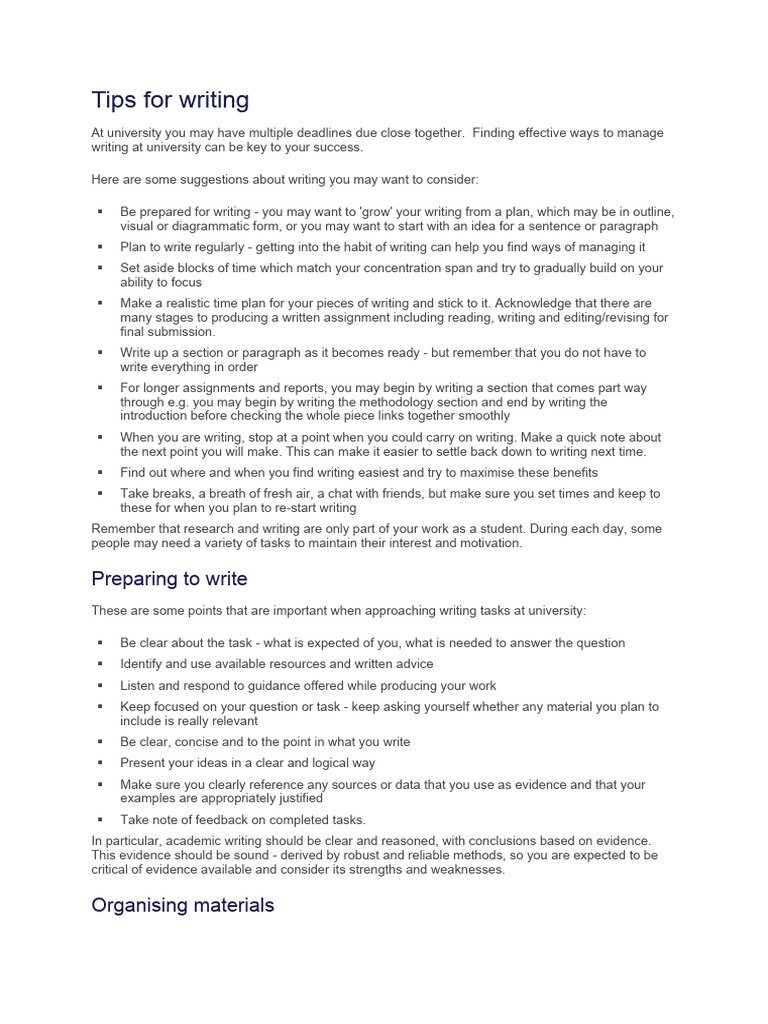 Writing Strategies | PDF | Evidence | Thesis