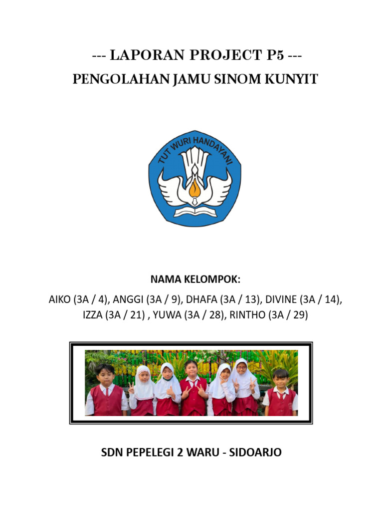 Laporan Project P5 Membuat Sinom Kelas 3a - 111248 | PDF | Kesehatan ...