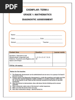 Grade 2 Maths Baseline Assessment 2025 | PDF | Mathematics