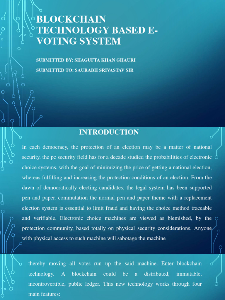 E Voting | PDF | Electronic Voting | Voting