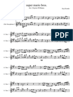 Super Mario Theme for Clarinet | PDF | Electronic Games | Platform Games