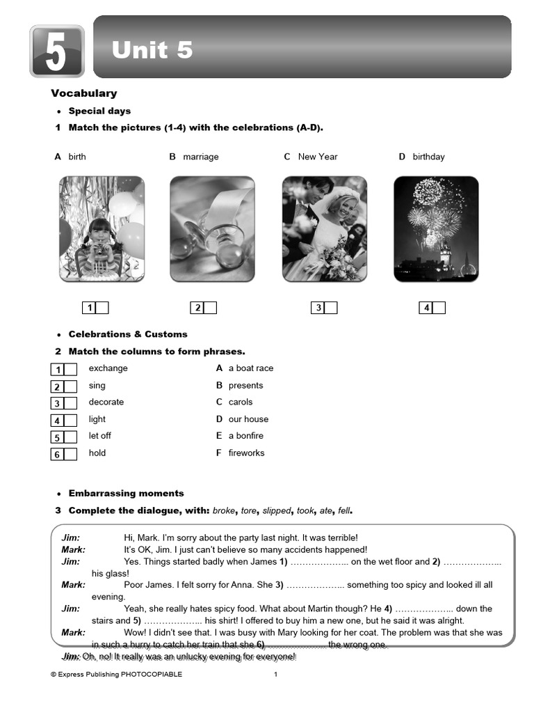 05 OnScreen 2 Unit 5 | Download Free PDF | Carnival