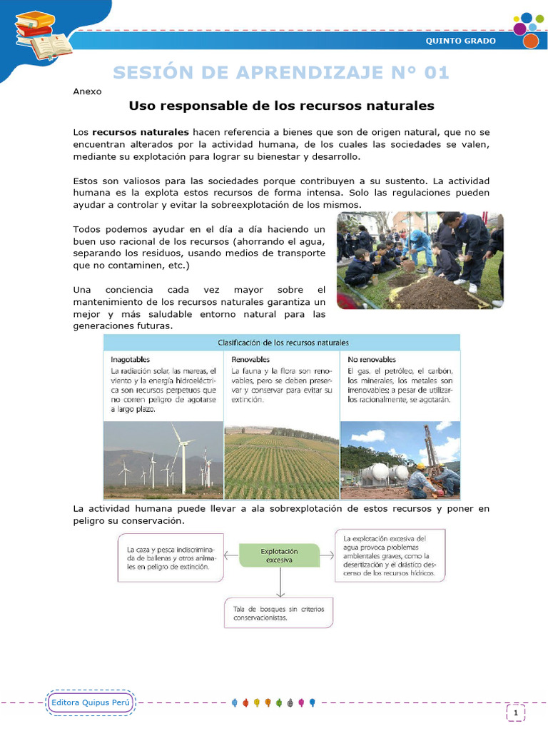 Anexo de Sesiones de Aprendizaje - Semana 1 - UD IV - Editora Quipus Perú | PDF | Gases de ...