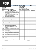 Check List For Grouting Work: Material Checking | PDF