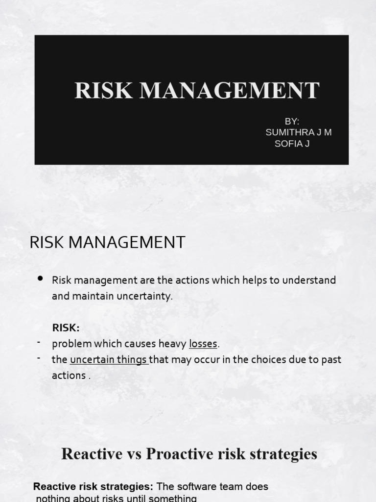Risk Management Seminar | PDF | Risk | Risk Management