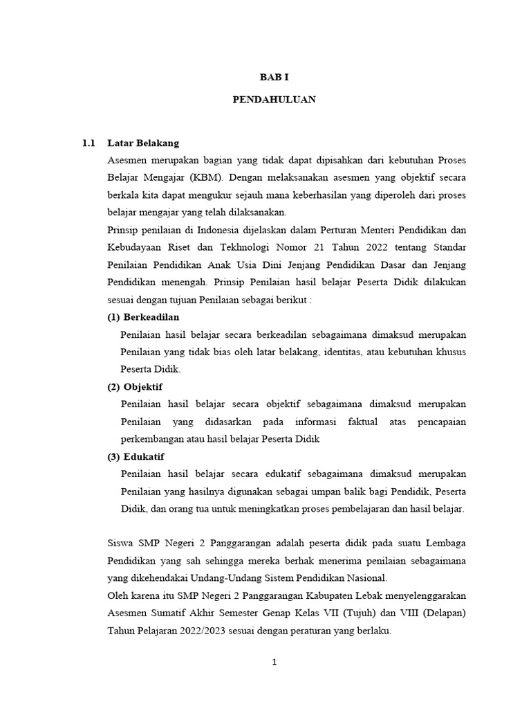 Isi Program Kerja Asesmen (All) | PDF | Karier & Perkembangan