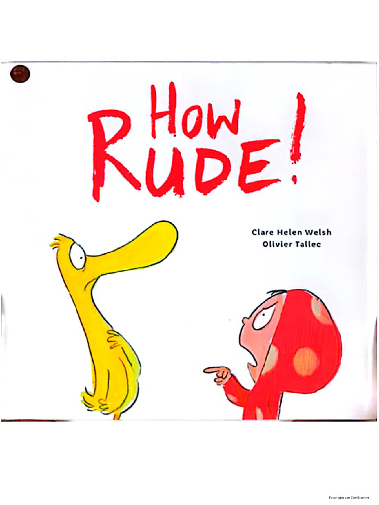 How Rude! - Clare Helen Welsh | PDF