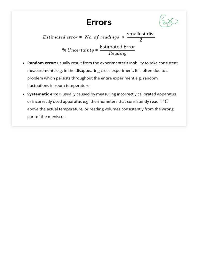 Understanding Random and Systematic Errors | PDF