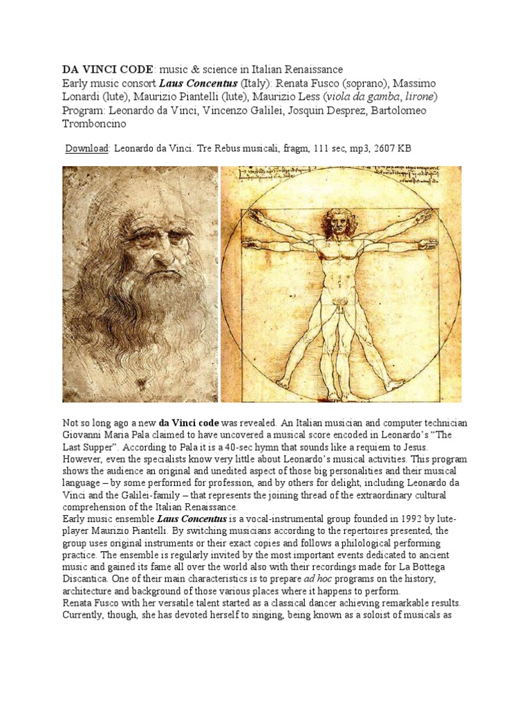 Da Vinci Code | PDF | Classical Music | Entertainment (General)