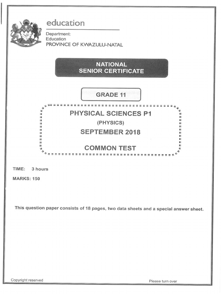 Phy Sept p1 Qpmemo | PDF