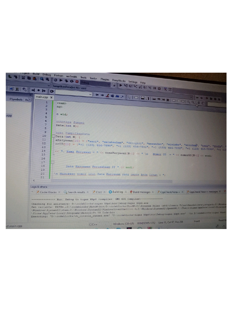 Tugas Array Dan Referensi Aray 2d Pdf