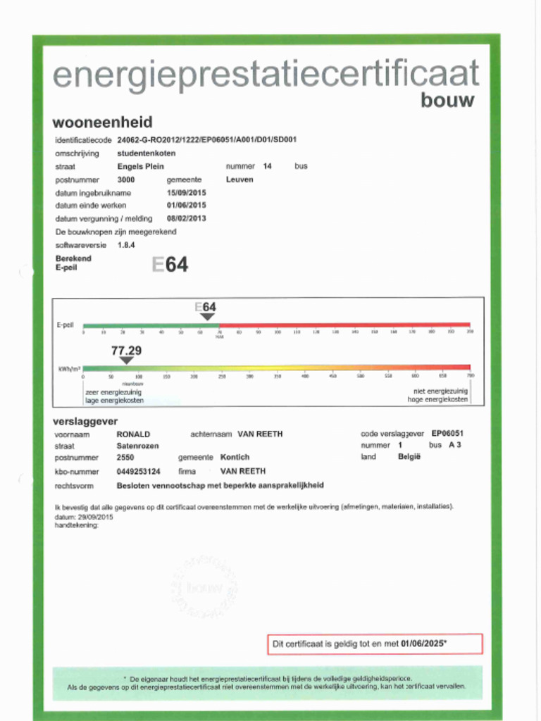 Epc Certificaat | PDF