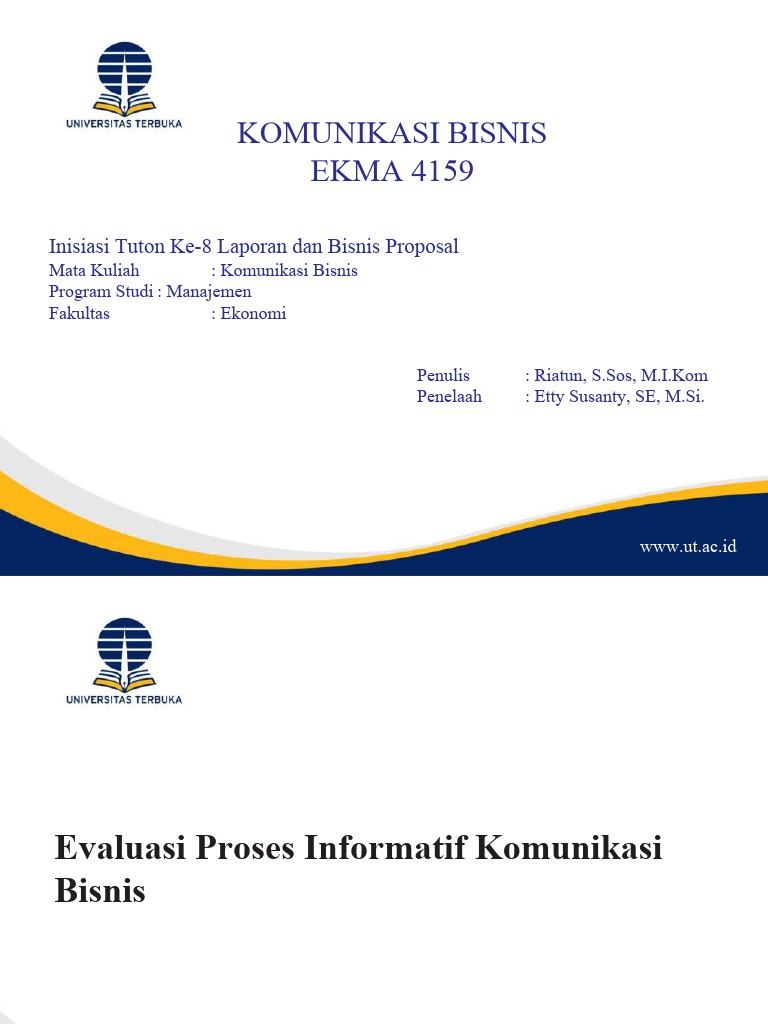 Inisiasi 8 | PDF | Bisnis