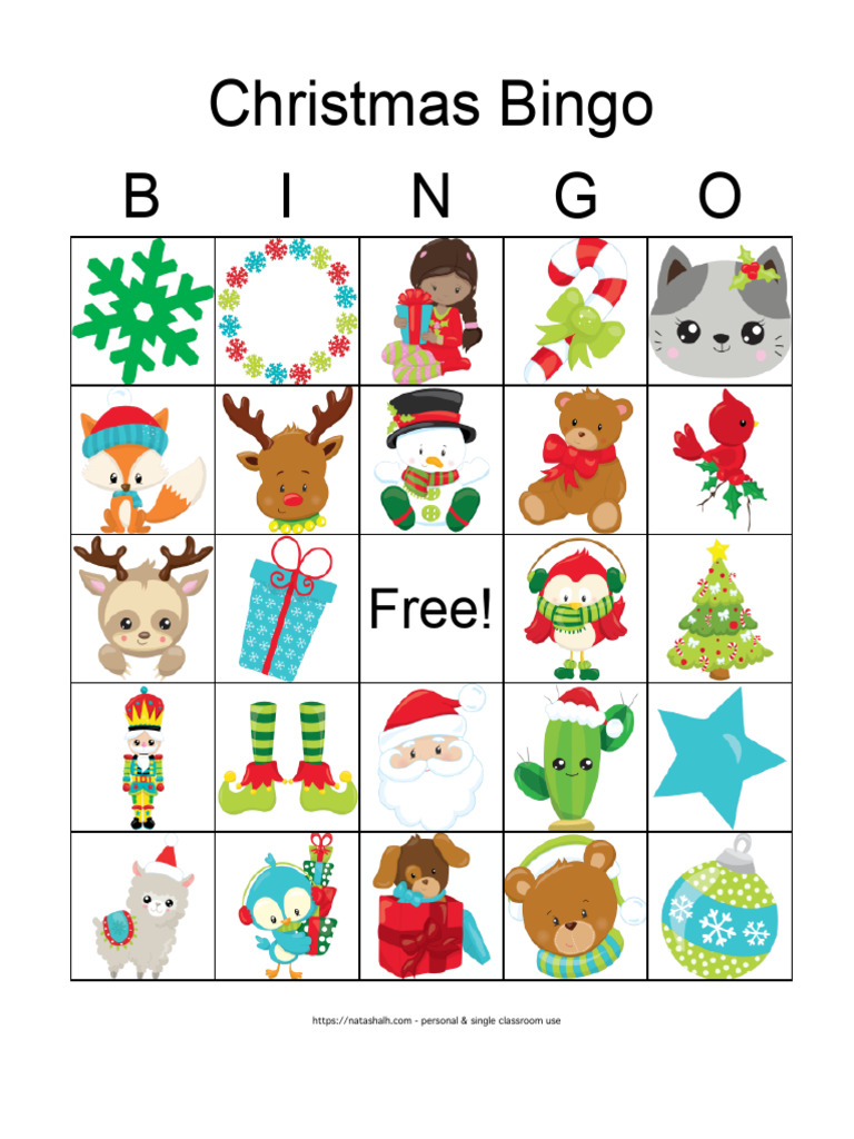 10 Christmas Bingo Boards | PDF