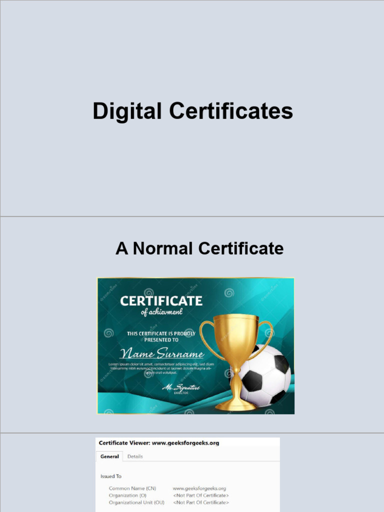 Digital Certificates | PDF | Computers