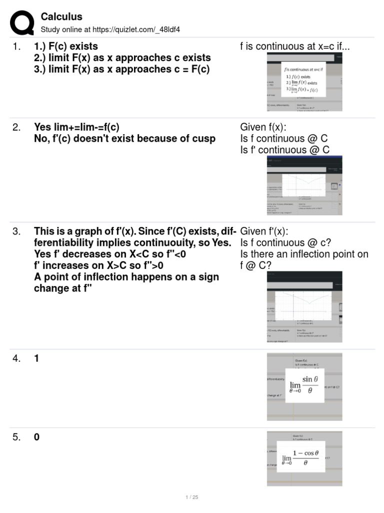 Calculus 1 | Download Free PDF | Functions And Mappings | Mathematical Objects