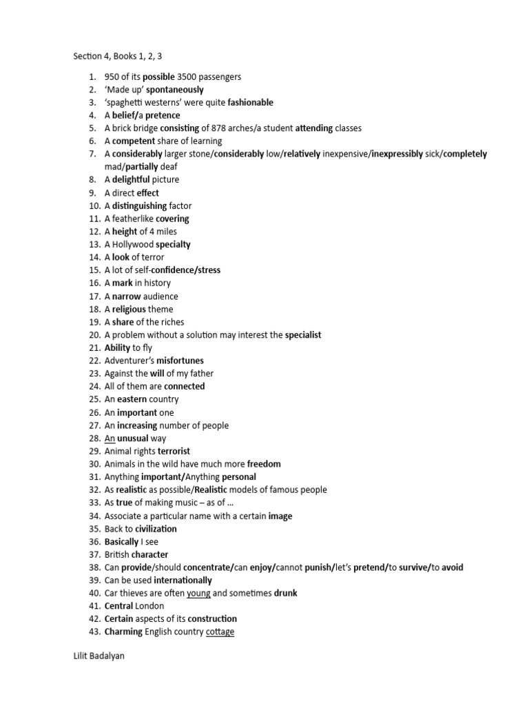 Section 4, Review | PDF