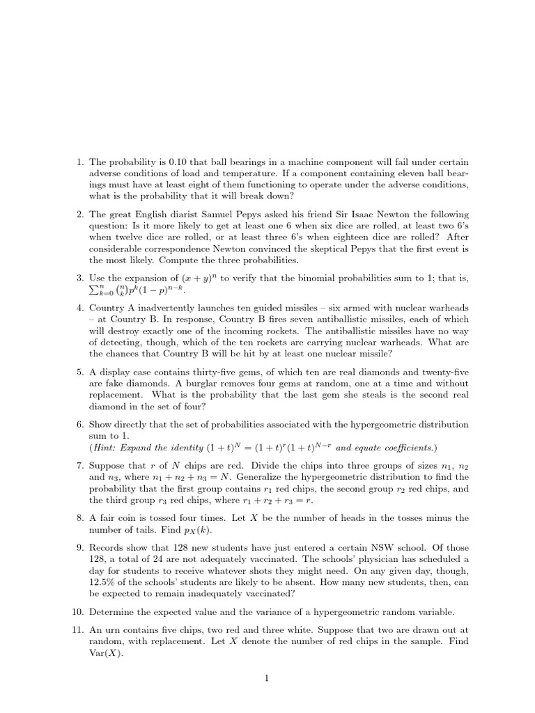 Tut 05 | PDF | Variance | Applied Mathematics