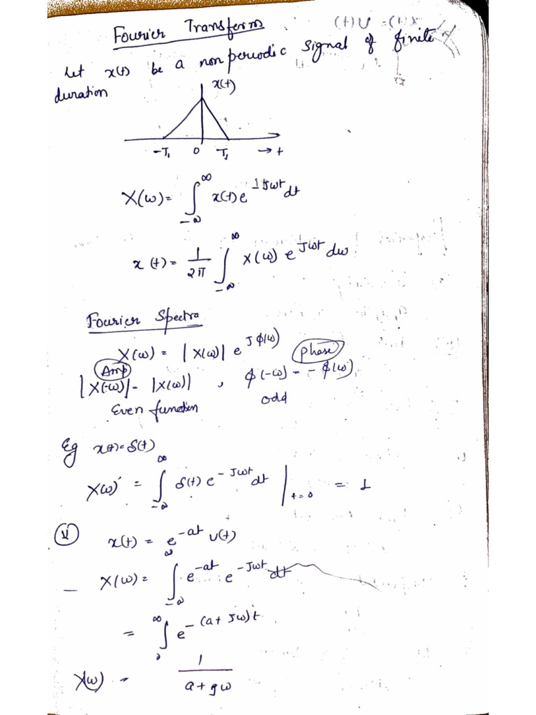 CT Fourier Transform | PDF