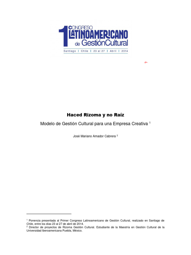 2 Haced Rizoma para Una Empresa | PDF | Planificación | Business