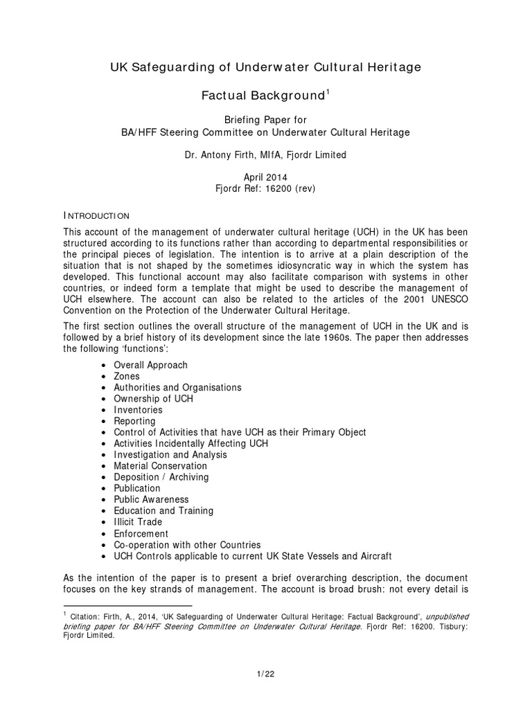 UK Safeguarding UCH Facutal Background Paper April 2014 | Download Free ...