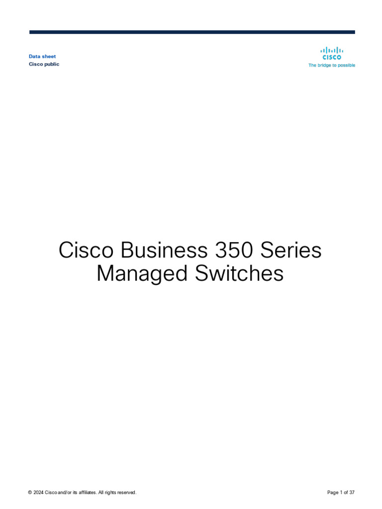 Cisco Datasheet | Download Free PDF | I Pv6 | Computer Network