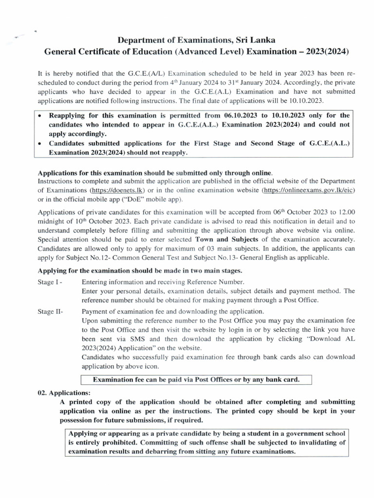 Genaral Instructions en | PDF