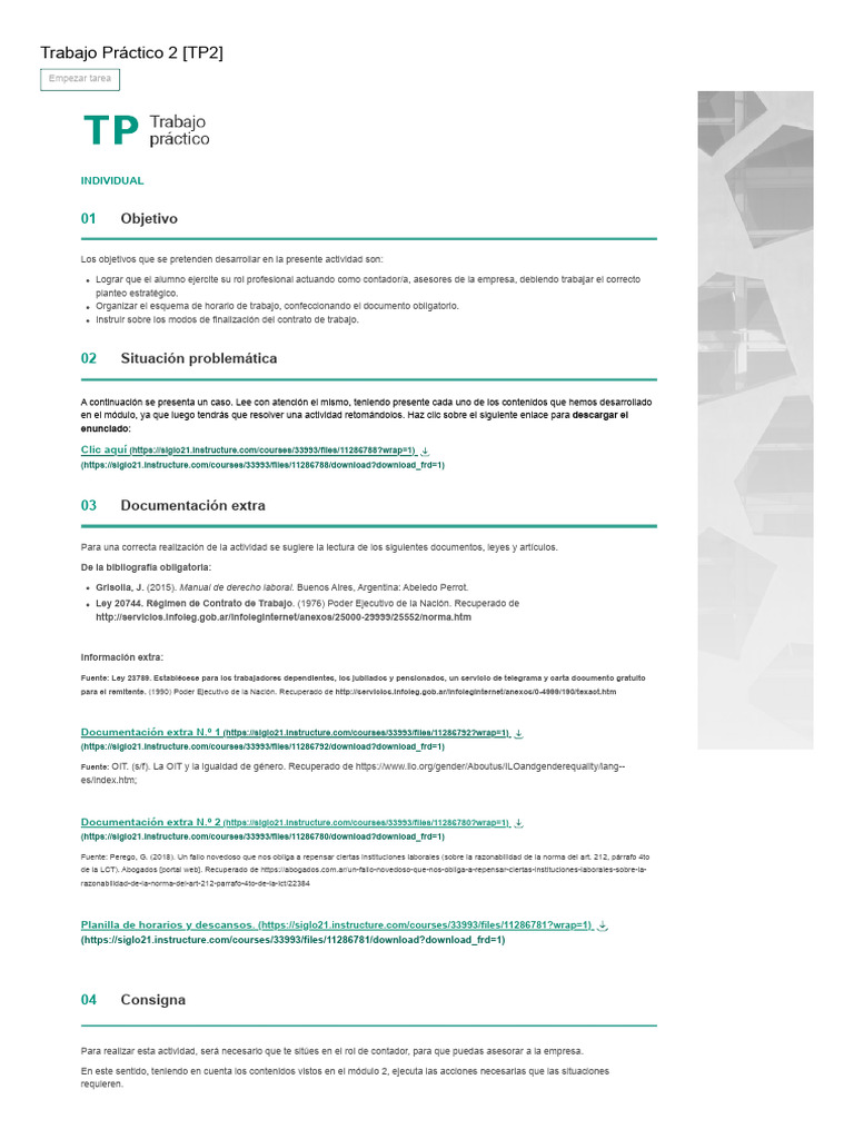 Trabajo Práctico 2 [TP2] | PDF