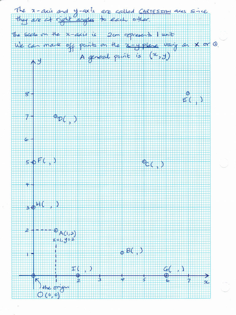 Cartesian Axes | PDF