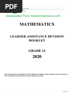 Comprehensive Study Notes and Solutions For Mathematics P1 (Grade 12 ...