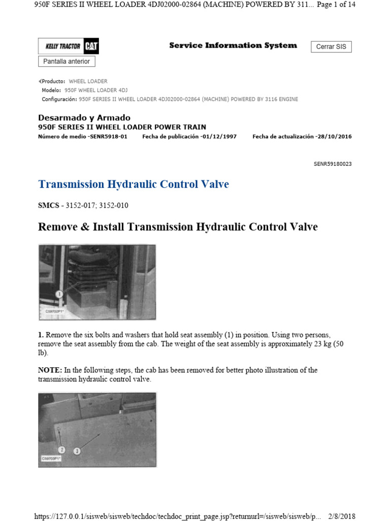 Transmission Hydraulic Control Valve | PDF | Valve | Manufactured Goods
