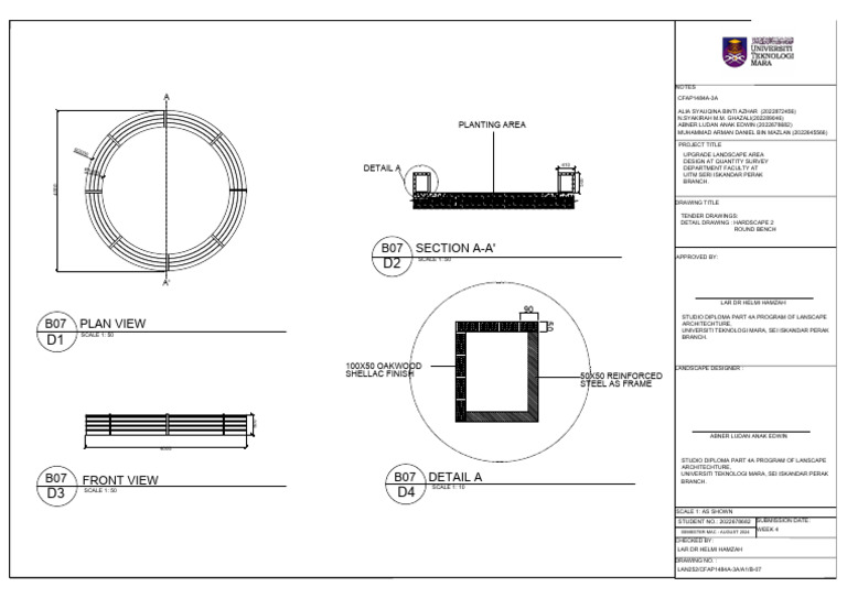 Detail Drawing (Hardscape 2) - Layout2 | PDF | Earth Sciences